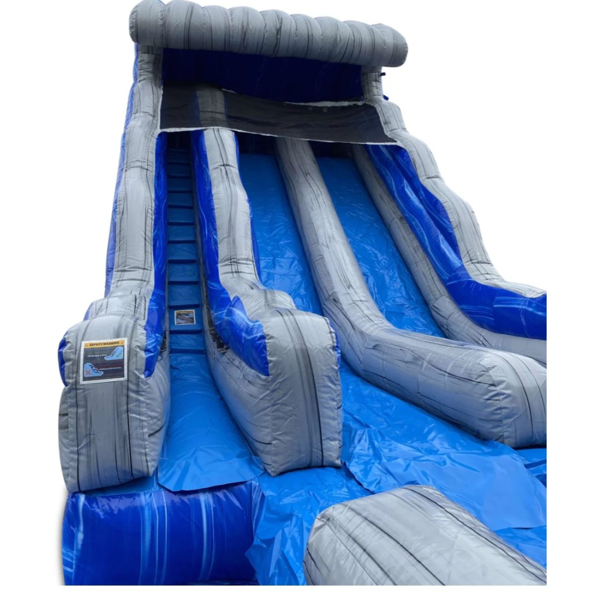 18ft Tidal Wave Dual Lane Wet/Dry Slide - Phatty Mattys Rentals